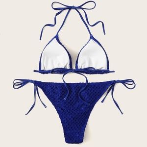 PrettyLittleThing | Swim | Fishnet Bikini Set | Poshmark